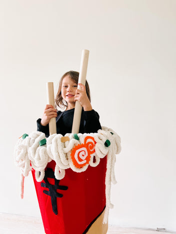 Adorable Kids DIY Ramen Noodles Costume | Primary.com | Primary.com