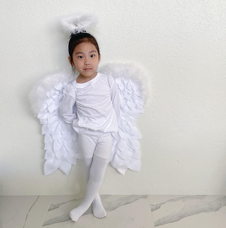 Adorable Kids DIY Angel Costume | Primary.com | Primary.com