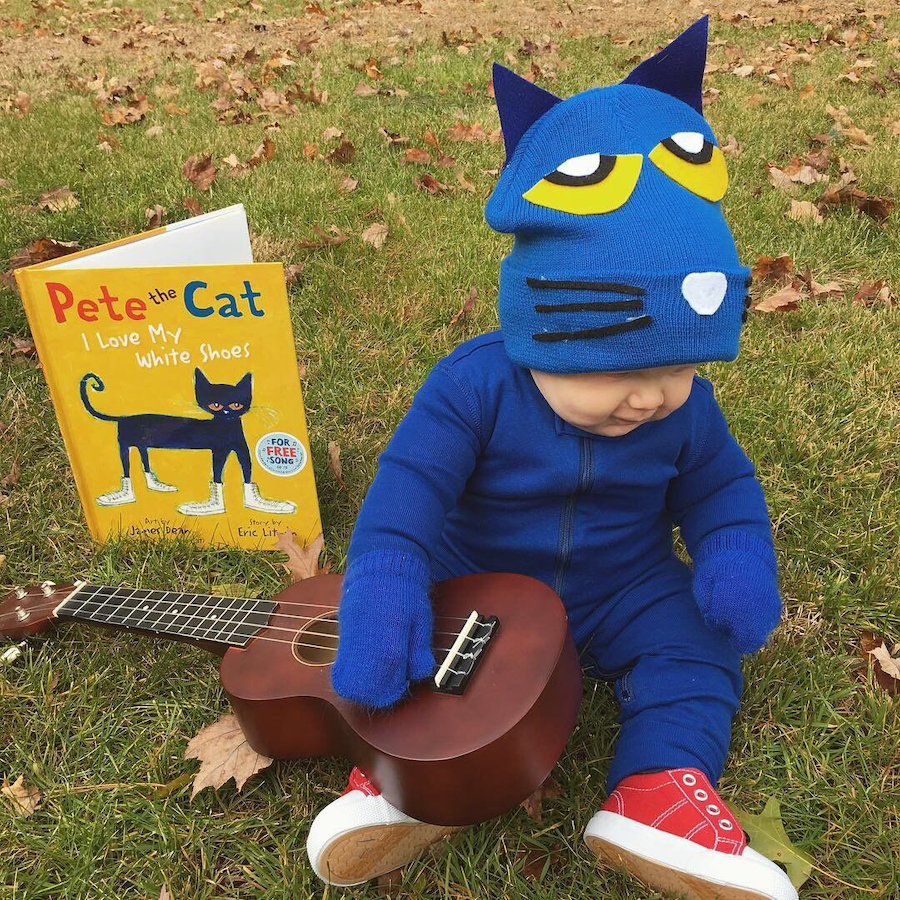 DIY baby Pete the Cat Costume | Primary.com | Primary.com
