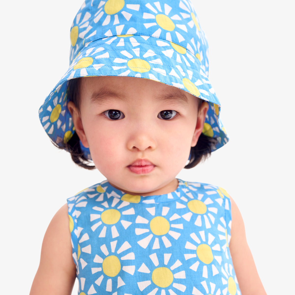 Clearance baby bucket hat in cutout suns | Primary.com