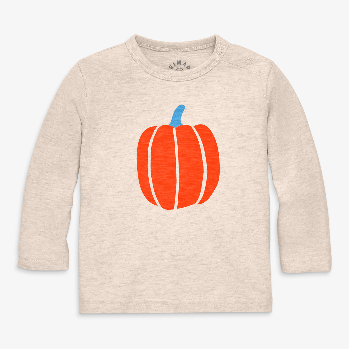 Baby long sleeve pumpkin tee | Primary.com