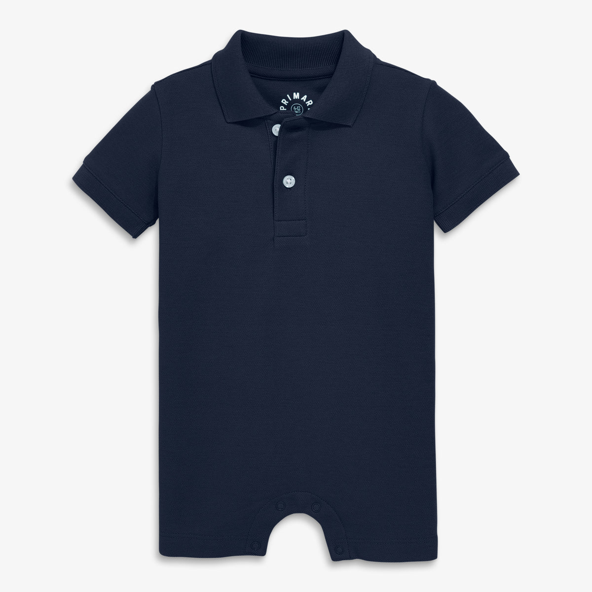 Baby pique polo shortie | Primary.com