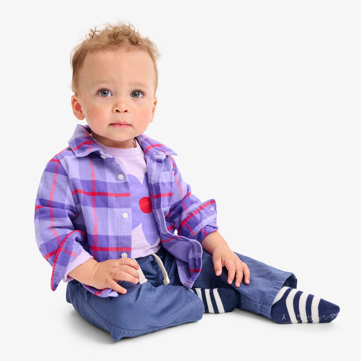 Baby stretch chino drawstring pant | Primary.com