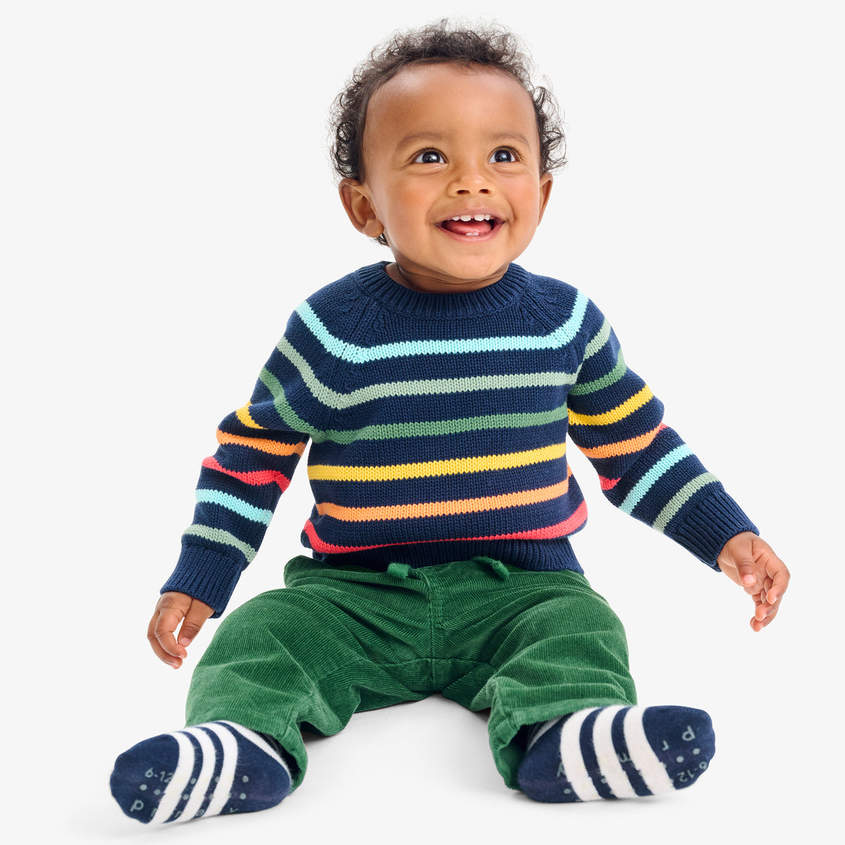 Baby stretch corduroy drawstring pant | Primary.com