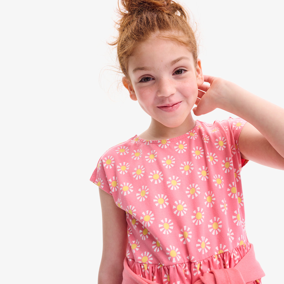 Clearance kids backyard dress in cutout suns | Primary.com