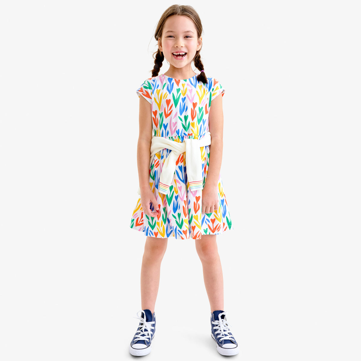 Clearance kids backyard dress in rainbow tulip fields | Primary.com