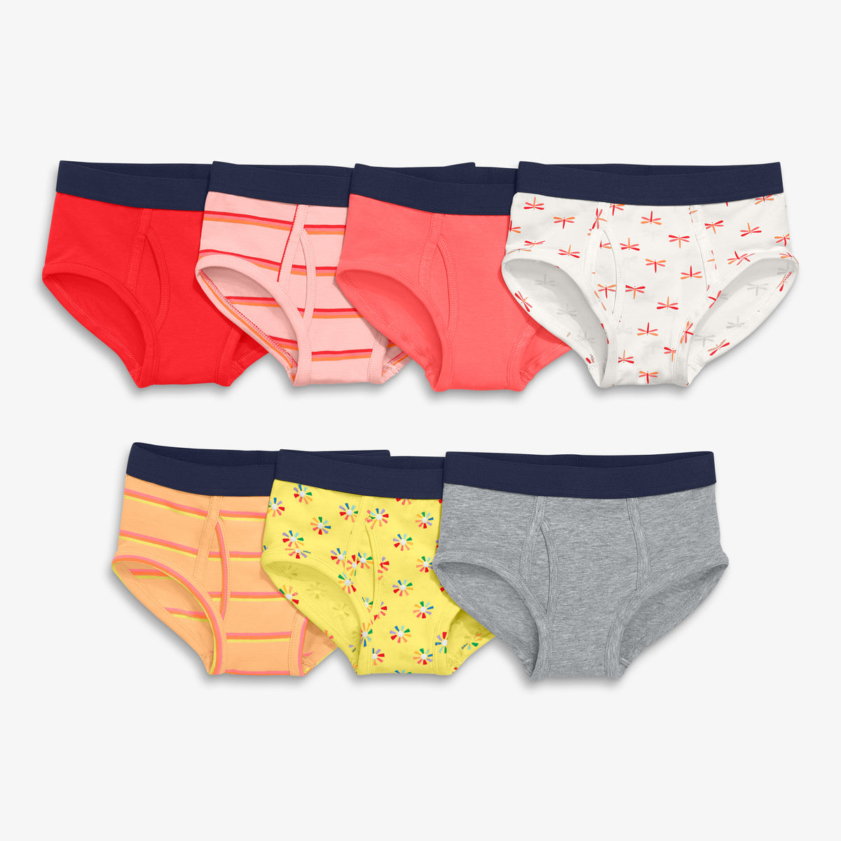 Kids brief 7-pack in sunset mix | Primary.com