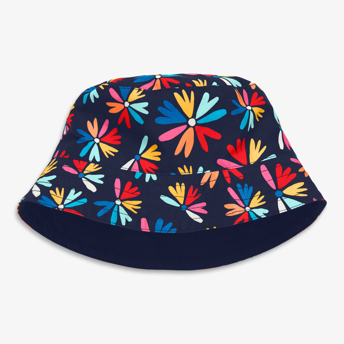 Clearance kids sun hat in bright blooms | Primary.com