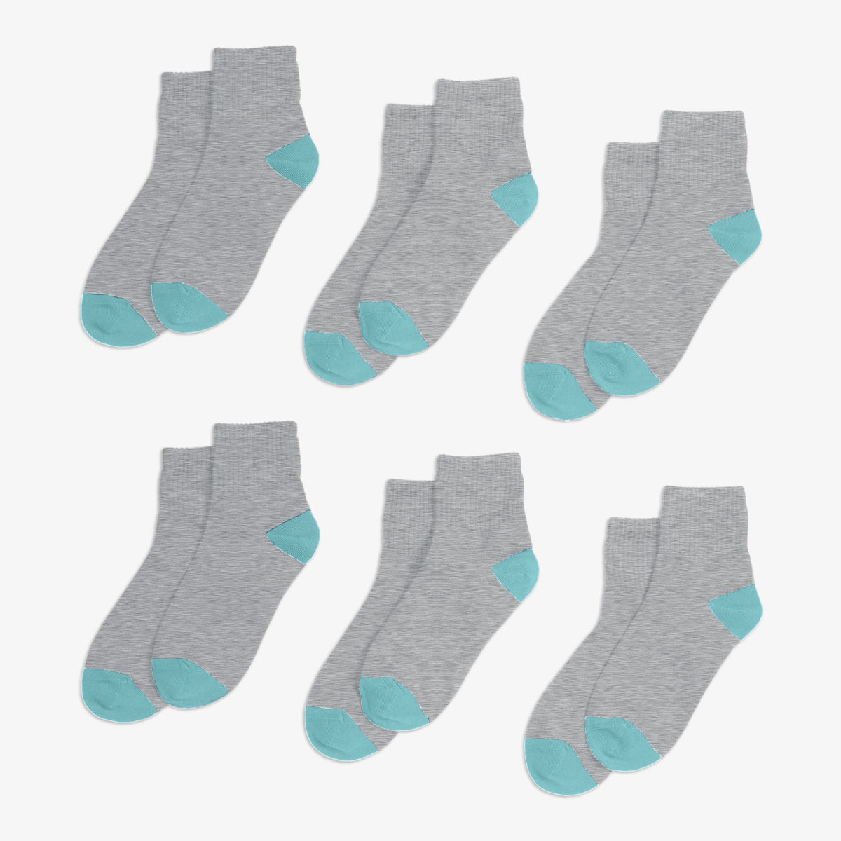 Kids quarter sock 6-pack | Primary.com
