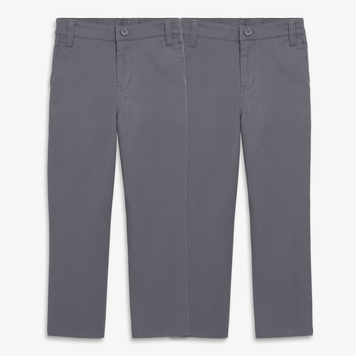 Kids stretch chino elastic-back pant 2-pack | Primary.com