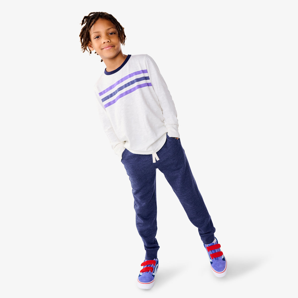 Kids cozy fleece jogger | Primary.com