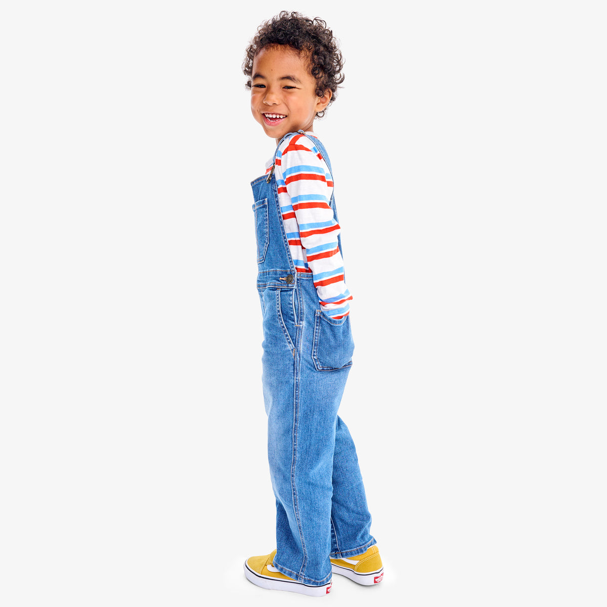 Kids denim overalls | Primary.com