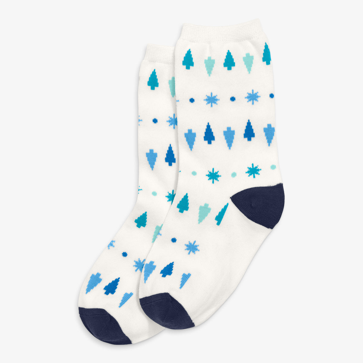 Kids socks in frosty fair isle | Primary.com