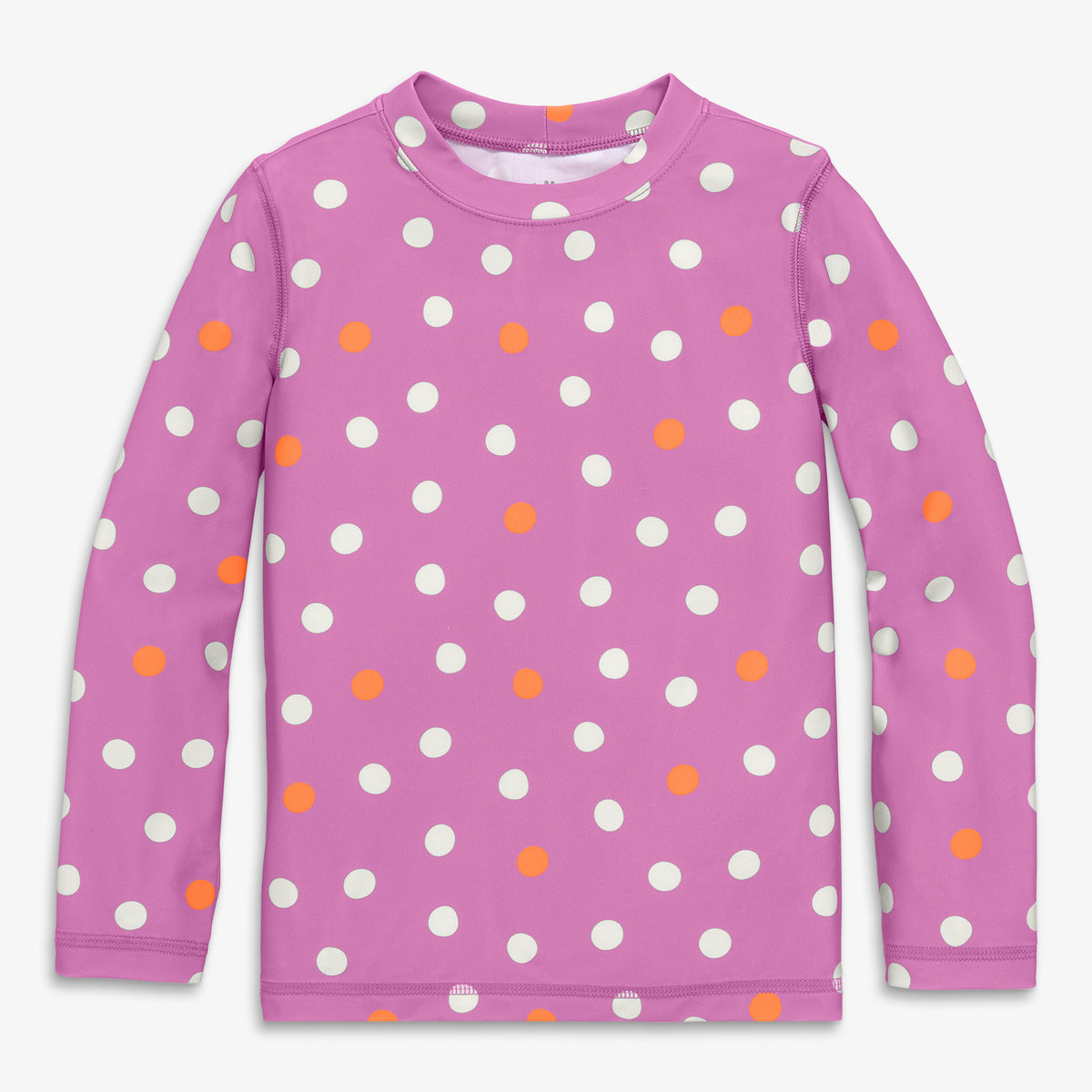 Kids long sleeve rash guard in confetti dots | Primary.com