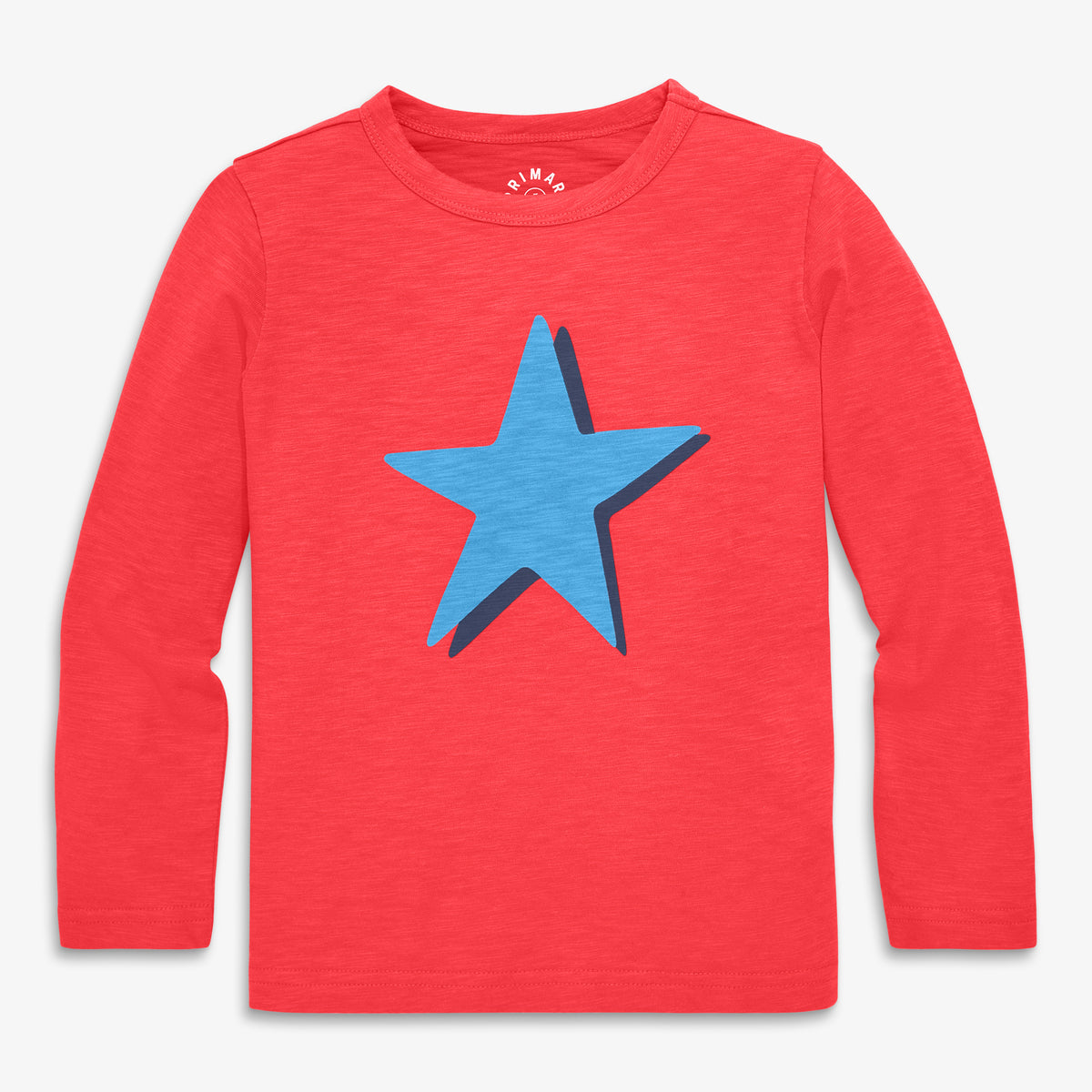 Kids long sleeve star tee | Primary.com