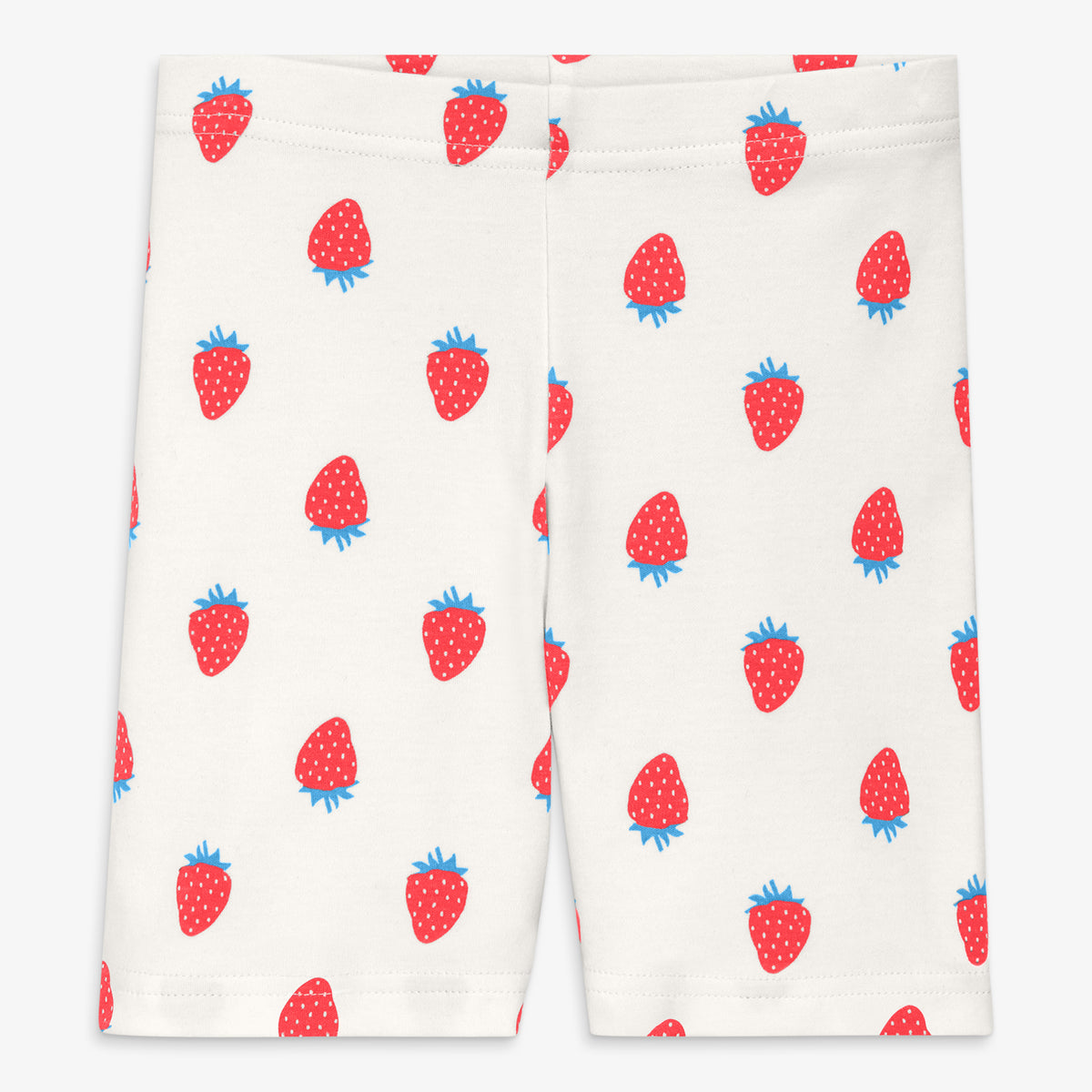 Kids organic PJ short in strawberry fields | Primary.com
