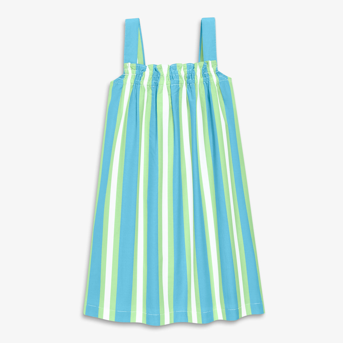 Clearance kids woven smocked sundress in stripe | Primary.com