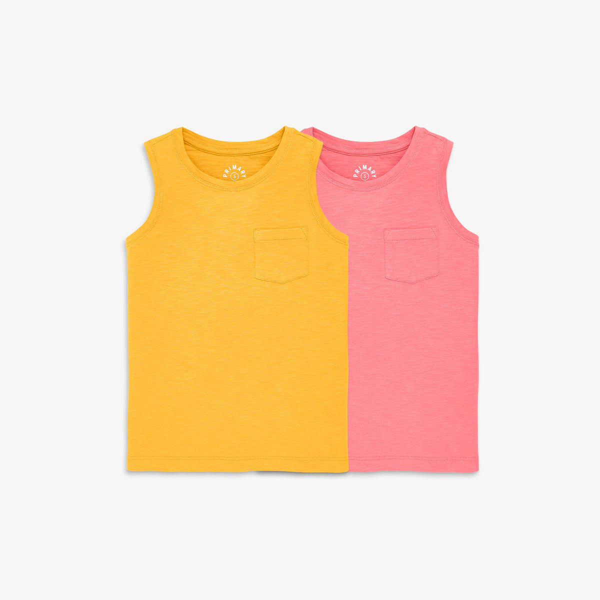 Kids pocket tank 2-pack | Primary.com