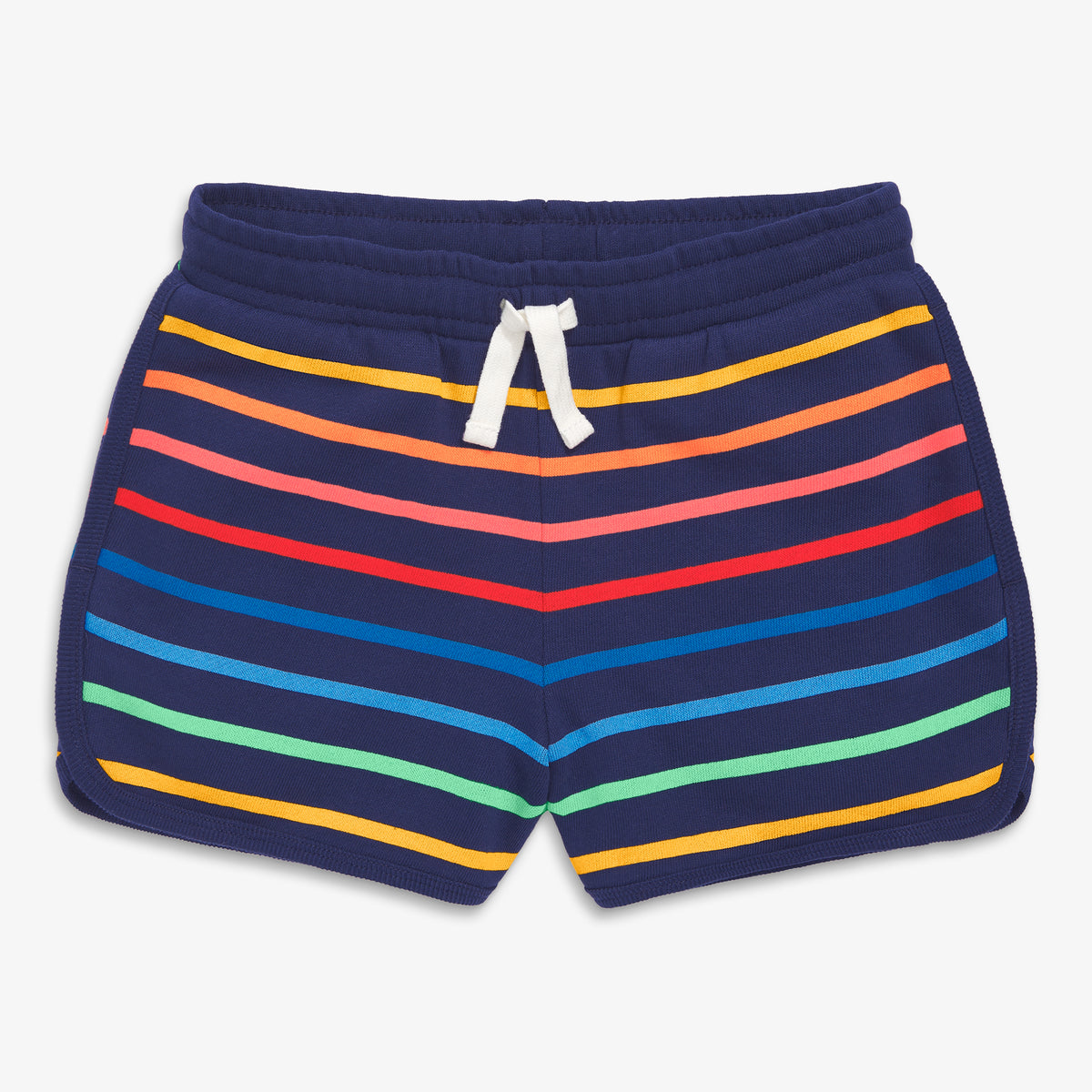 Clearance kids recess short in sunrise rainbow stripe | Primary.com
