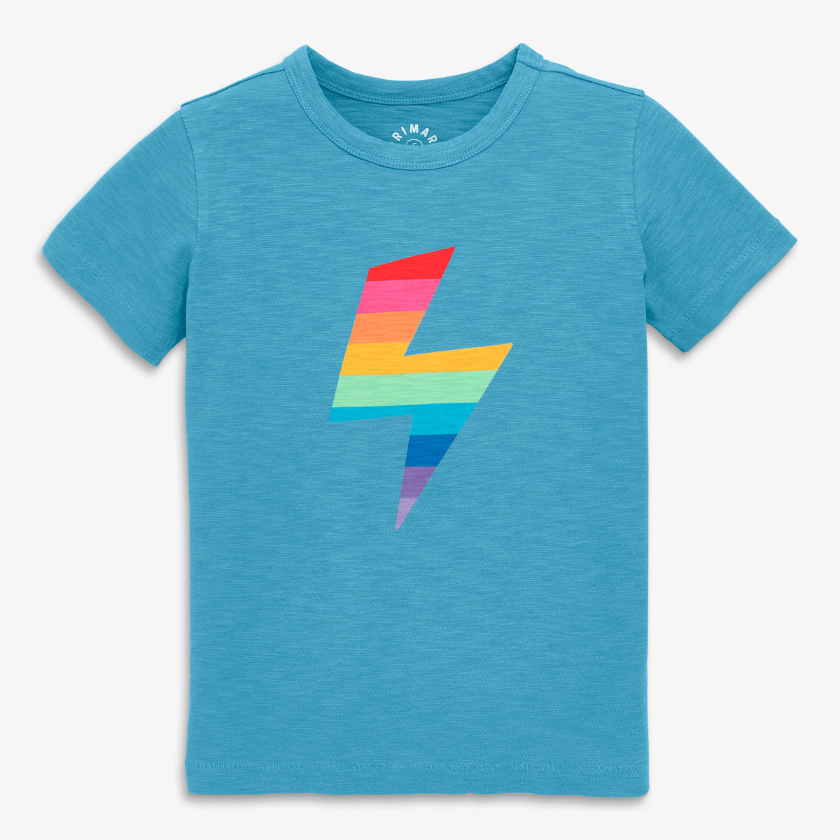 Kids rainbow bolt tee | Primary.com