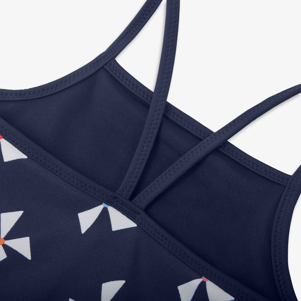 Kids swimsuit in rainbow pinwheels | Primary.com