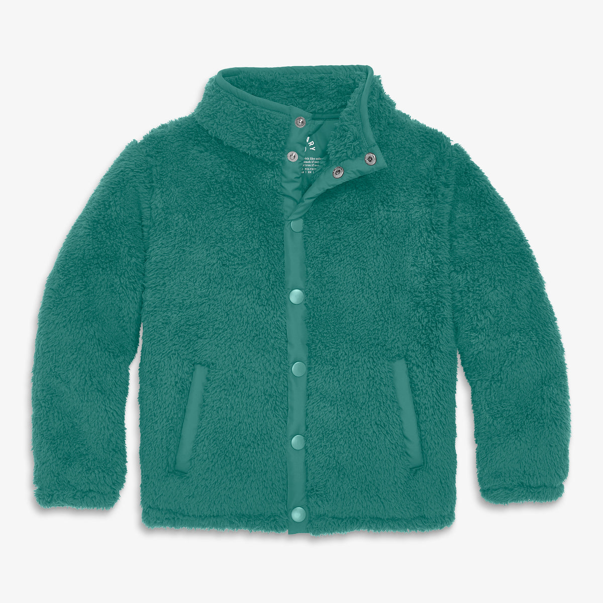 Kids teddy fleece jacket | Primary.com