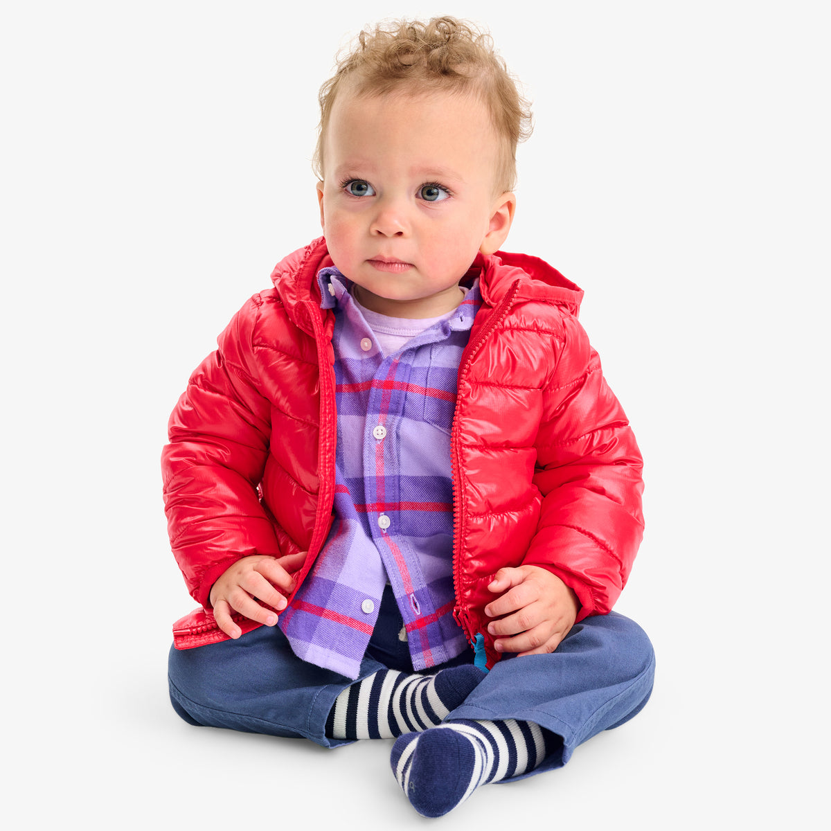 Baby lightweight puffer jacket | Primary.com