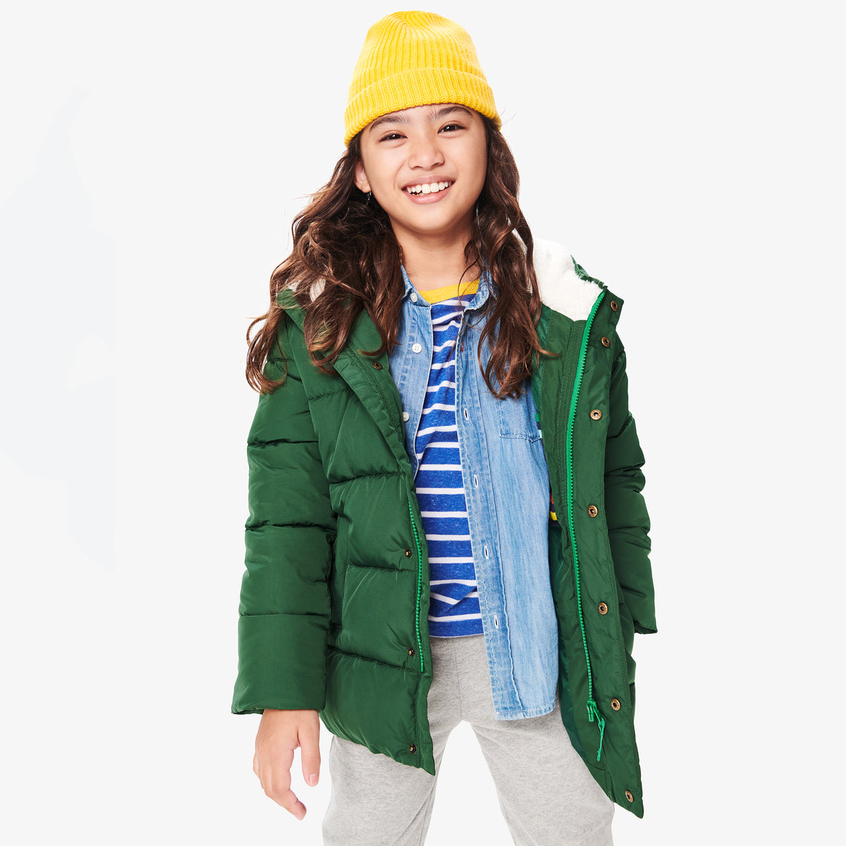 Kids parka puffer coat | Primary.com