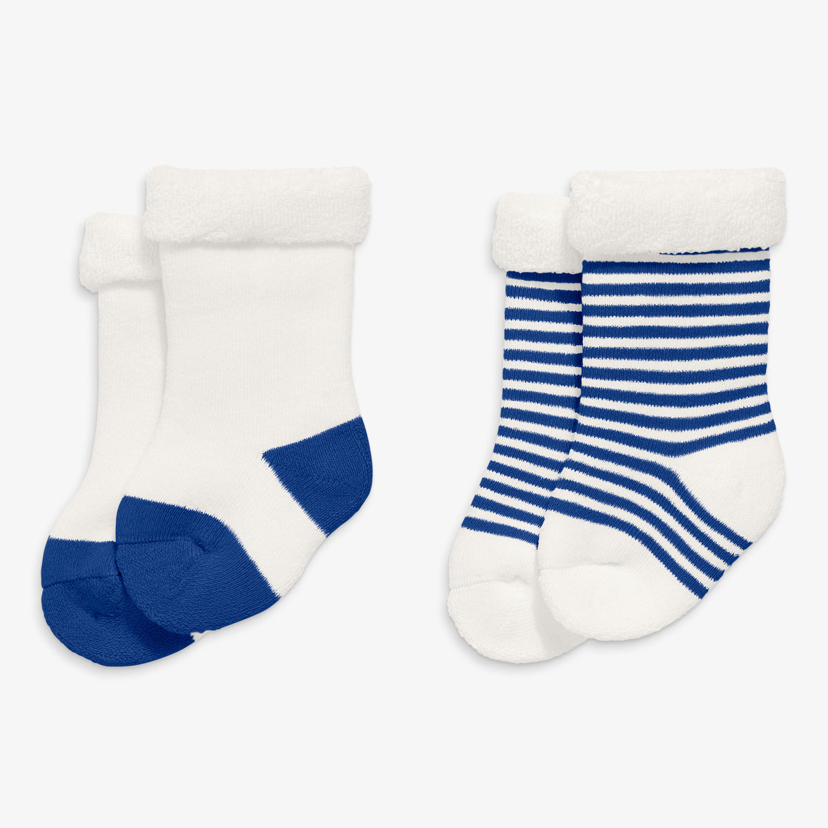 Baby's first sock 2-pack in stripe | Primary.com
