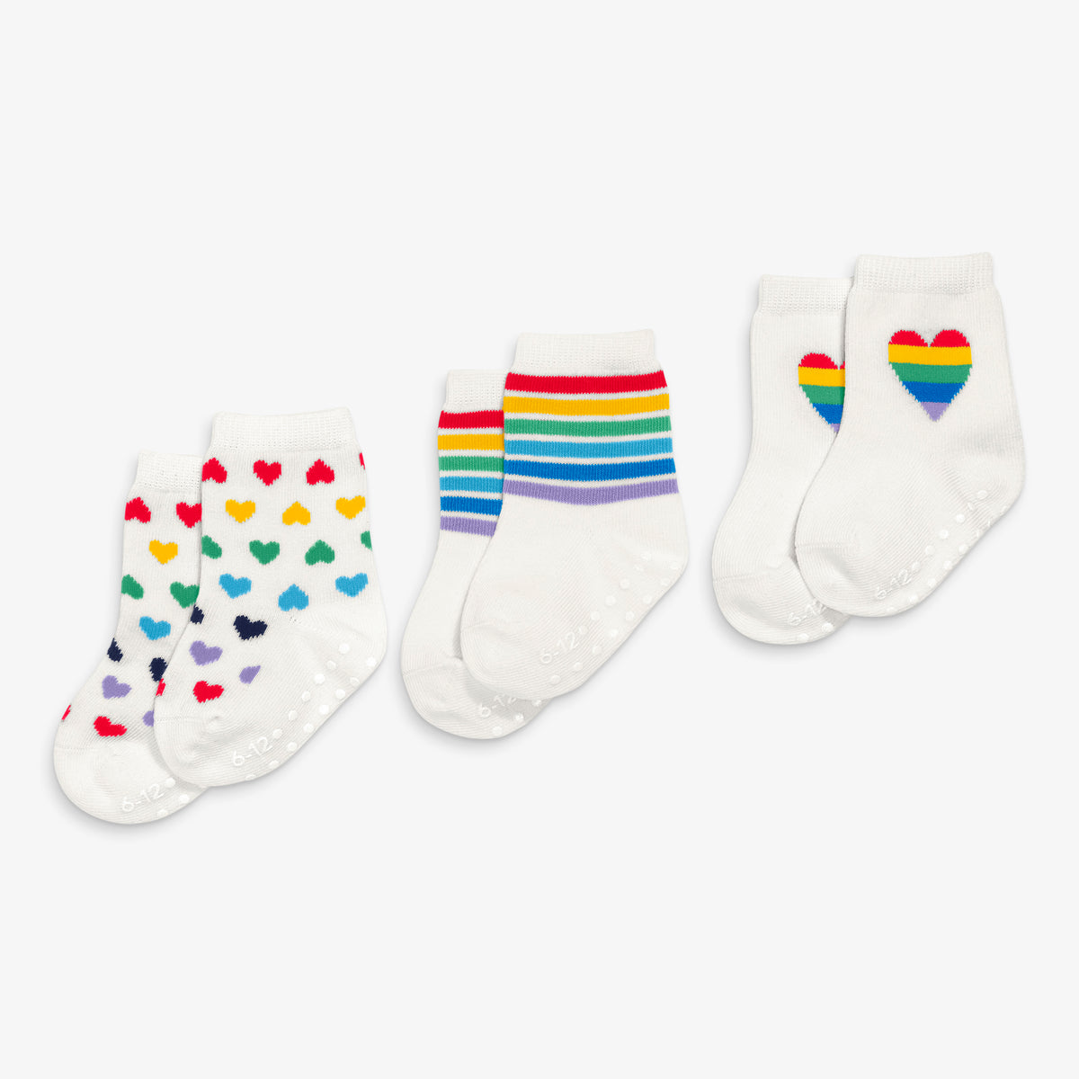 Baby rainbow sock 3-pack | Primary.com