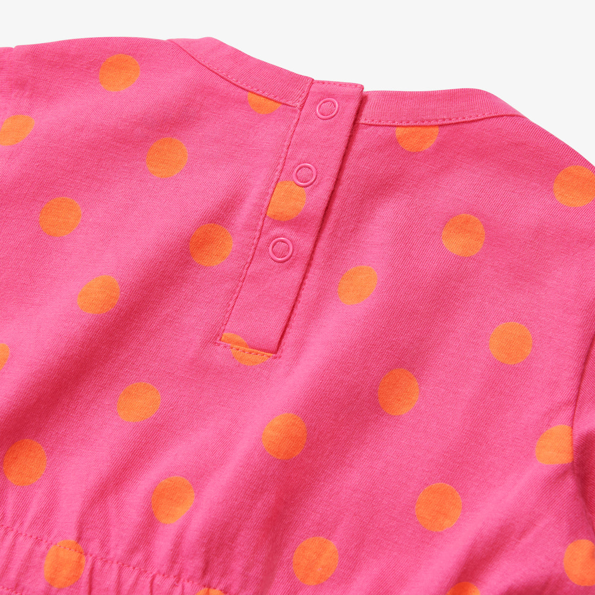 Baby drawstring dress in dot | Primary.com
