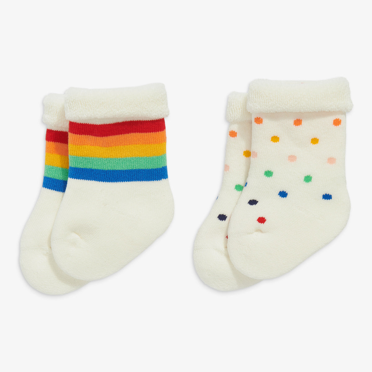 Baby's first sock sunburst 2-packs(0-6m) | Primary.com