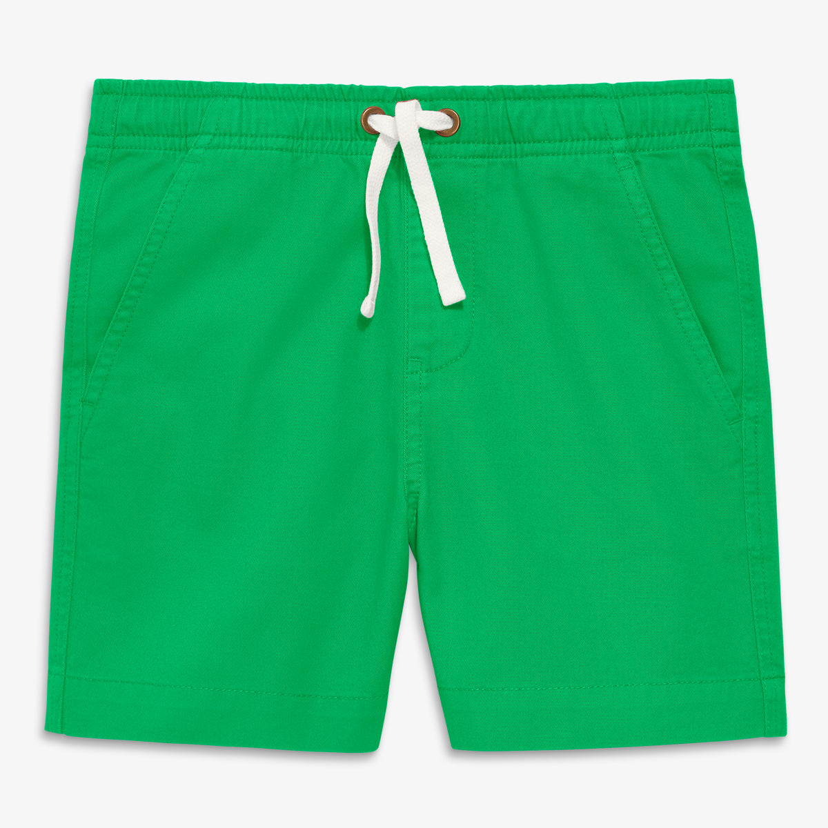 Kids stretch chino drawstring short | Primary.com